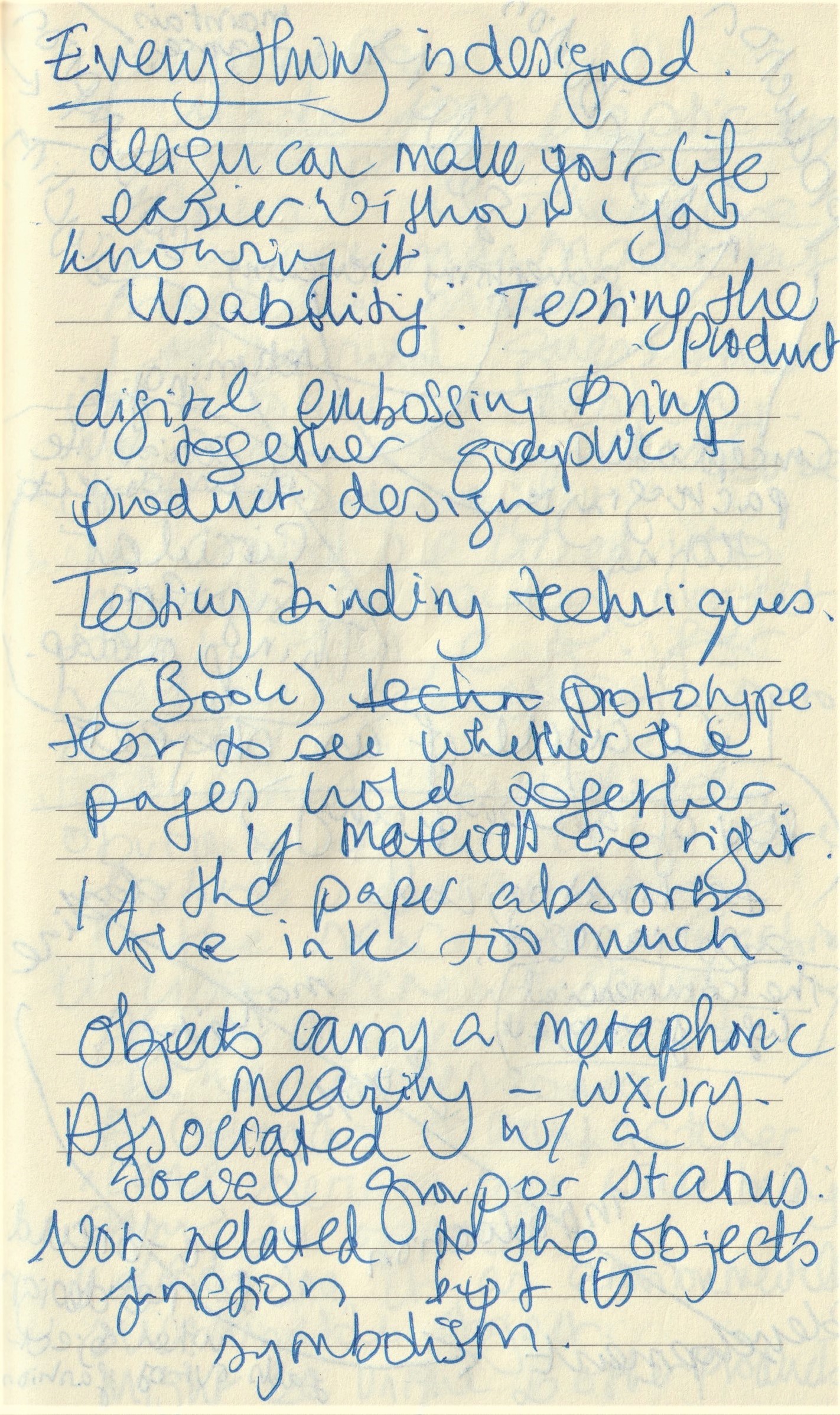 Object life cycle - Demelza Design